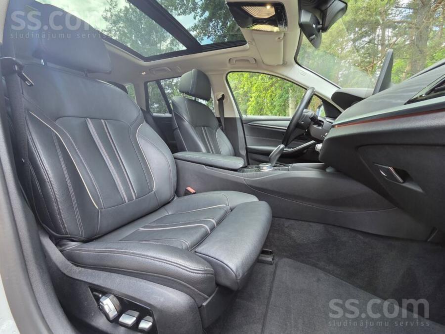 Grey BMW 530 2021 in Riga, with an engine capacity of 3.00 L and mileage of 229 thousand km for 21790 €, photo 10 on AUTOMOTO.COM.LV