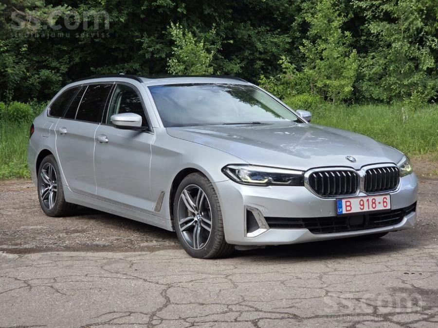 Grey BMW 530 2021 in Riga, with an engine capacity of 3.00 L and mileage of 229 thousand km for 21790 €, photo 17 on AUTOMOTO.COM.LV