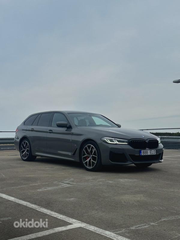 Grey BMW 530 2021 in Tallinn, with an engine capacity of 3.00 L and mileage of 183 thousand km for 30500 €, photo 1 on AUTOMOTO.COM.LV