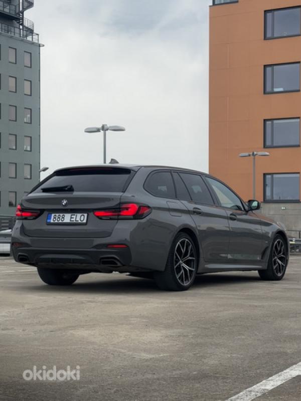Grey BMW 530 2021 in Tallinn, with an engine capacity of 3.00 L and mileage of 183 thousand km for 30500 €, photo 5 on AUTOMOTO.COM.LV