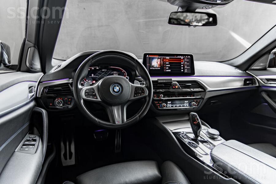 Pelēks BMW 530 2021 Rīga, ar dzinēja tilpumu 2.00 L un nobraukumu 191 tūkst. km par 28595 €, foto 10 vietnē AUTOMOTO.COM.LV
