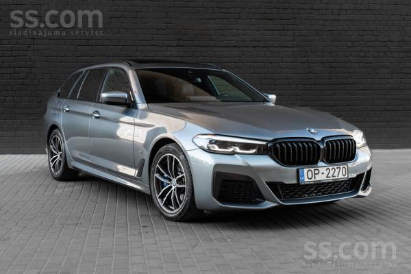 Grey BMW 530 2022 in Riga, with an engine capacity of 2.00 L and mileage of 186 thousand km for 26490 €, photo 2 on AUTOMOTO.COM.LV