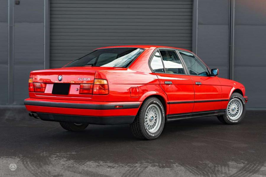Sarkans BMW 530 1994 Klaipėda, ar dzinēja tilpumu 3.00 L un nobraukumu 400 tūkst. km par 13450 €, foto 6 vietnē AUTOMOTO.COM.LV