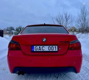 Red BMW 530 2005 in Vilnius, with an engine capacity of 2.99 L and mileage of 438 thousand km for 5950 €, photo 5 on AUTOMOTO.COM.LV