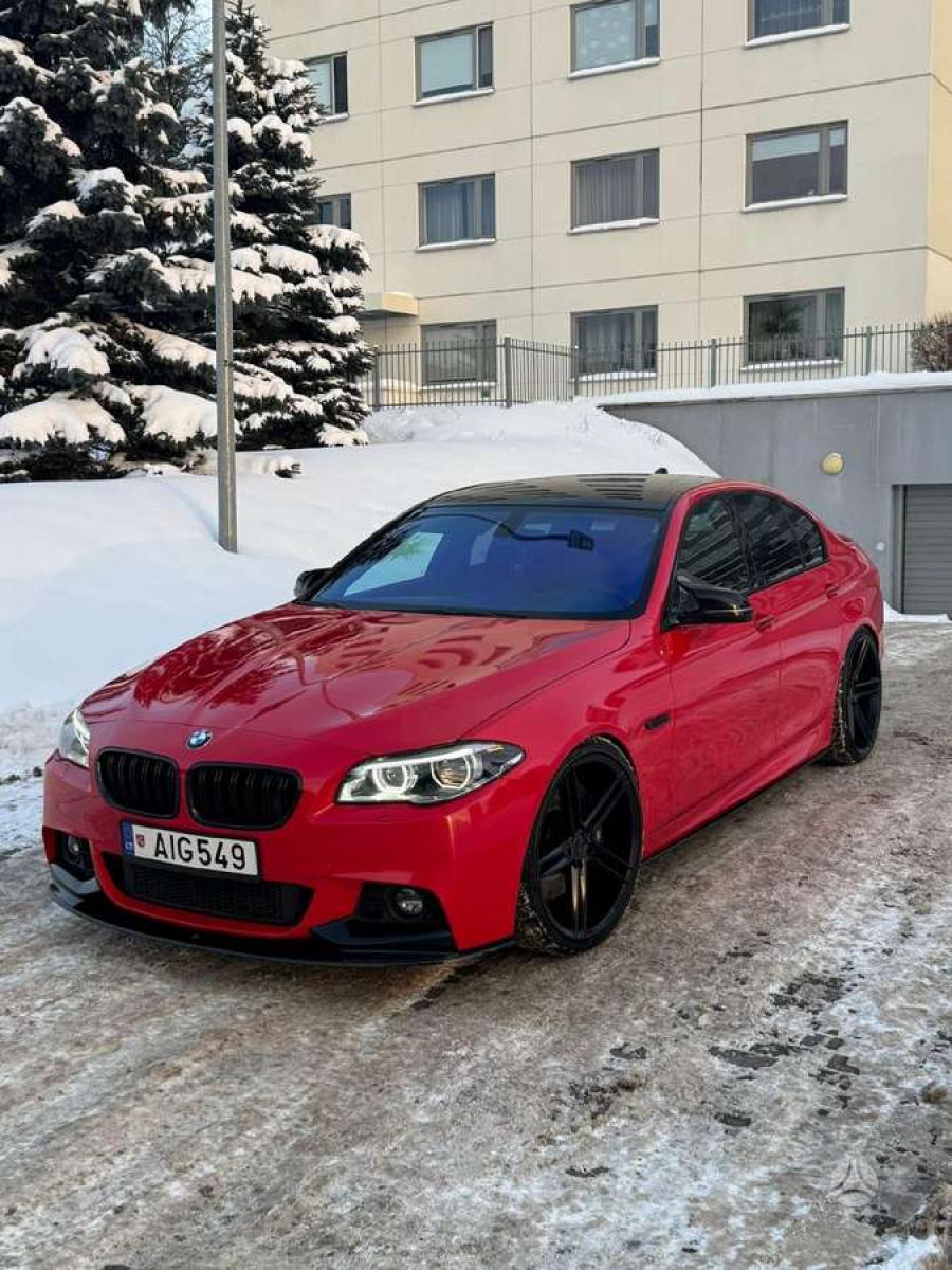 Sarkans BMW 530 2012 Viļņa, ar dzinēja tilpumu 2.99 L un nobraukumu 297 tūkst. km par 14250 €, foto 2 vietnē AUTOMOTO.COM.LV