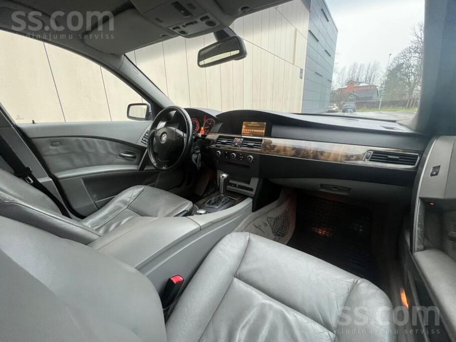 BMW 530 2003 in Riga, with an engine capacity of 3.00 L and mileage of 303 thousand km for 3400 €, photo 8 on AUTOMOTO.COM.LV