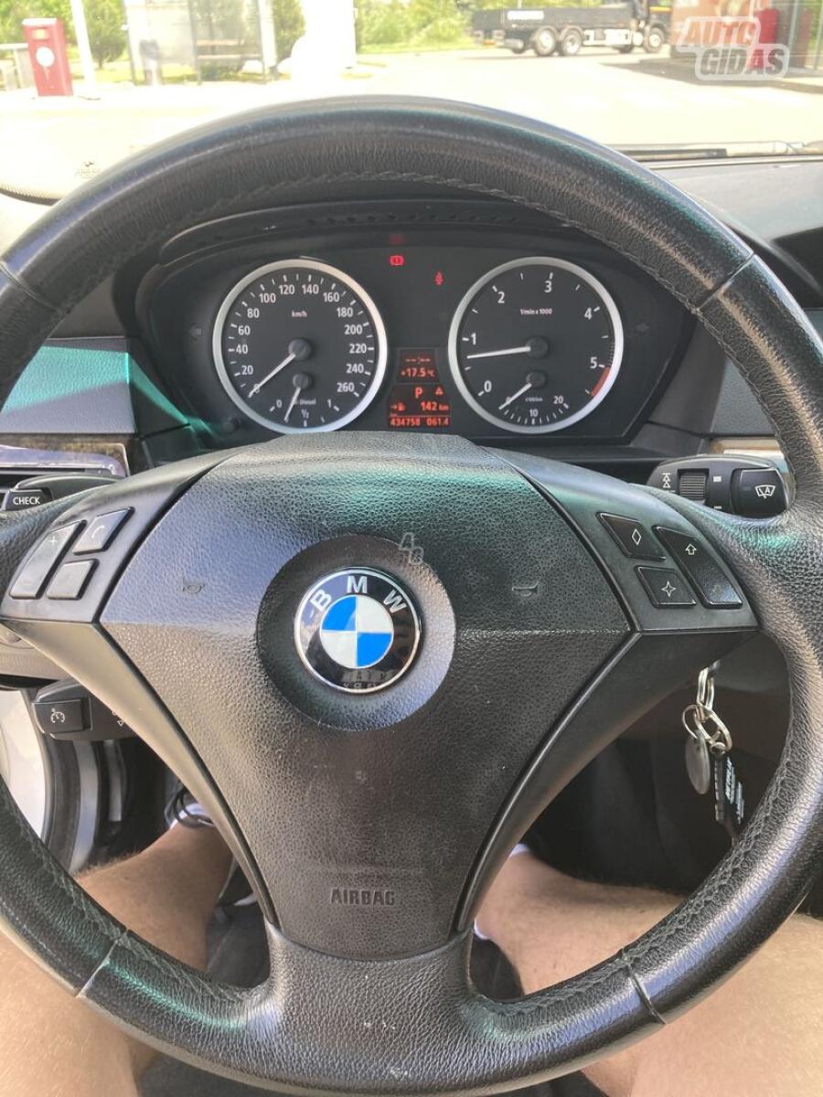 BMW 530 2003 in Kaunas, with an engine capacity of 3.00 L and mileage of 435 thousand km for 3300 €, photo 11 on AUTOMOTO.COM.LV