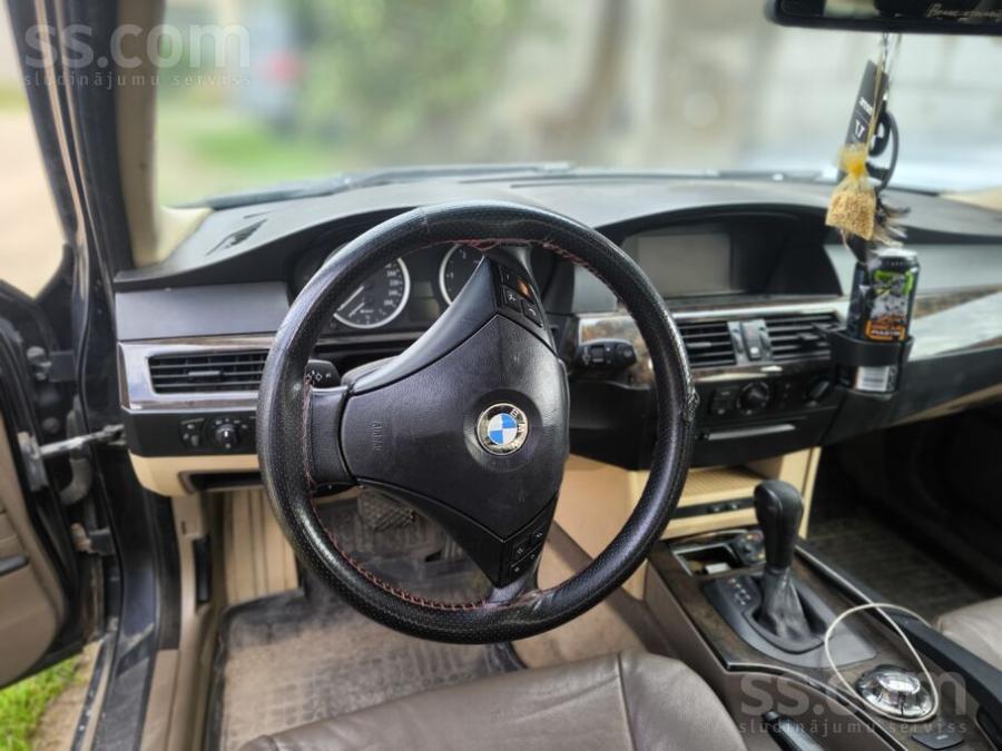 BMW 530 2003 in Jelgava, with an engine capacity of 3.00 L and mileage of 580 thousand km for 2900 €, photo 7 on AUTOMOTO.COM.LV