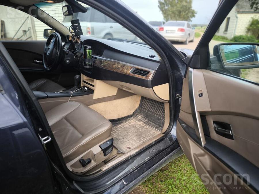 BMW 530 2003 in Jelgava, with an engine capacity of 3.00 L and mileage of 580 thousand km for 2900 €, photo 9 on AUTOMOTO.COM.LV