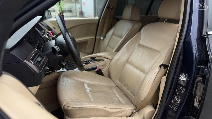 BMW 530 2004 in Vilnius, with an engine capacity of 3.00 L and mileage of 366 thousand km for 3850 €, photo 12 on AUTOMOTO.COM.LV