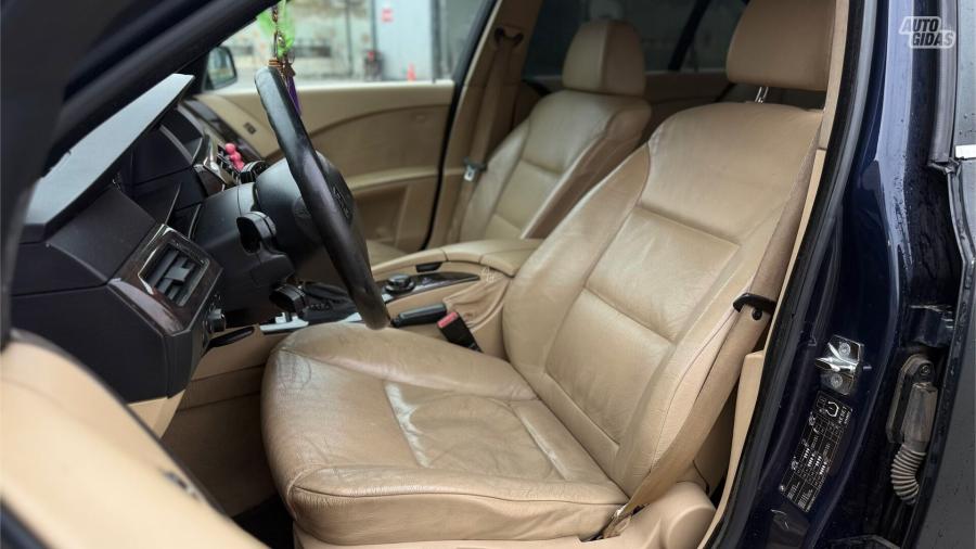 BMW 530 2004 in Vilnius, with an engine capacity of 3.00 L and mileage of 366 thousand km for 3550 €, photo 11 on AUTOMOTO.COM.LV