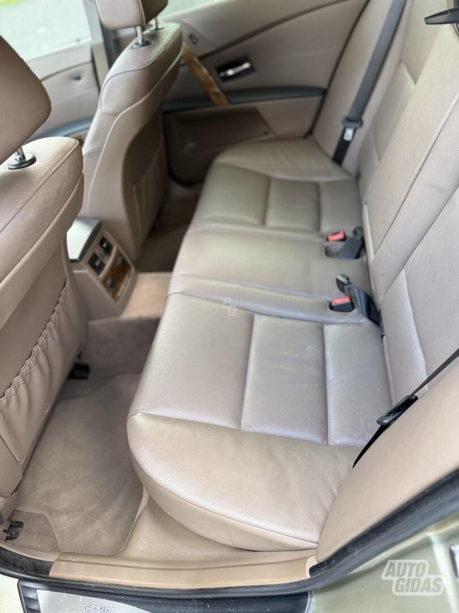 BMW 530 2005 in Vilnius, with an engine capacity of 3.00 L and mileage of 382 thousand km for 4350 €, photo 10 on AUTOMOTO.COM.LV