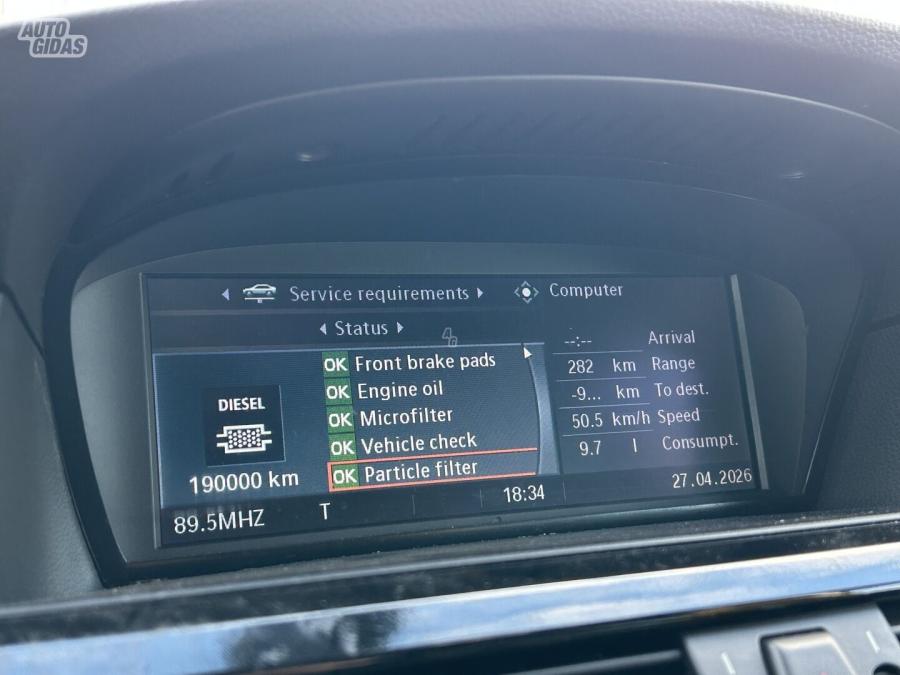 BMW 530 2005 in Varena, with an engine capacity of 3.00 L and mileage of 294 thousand km for 3150 €, photo 16 on AUTOMOTO.COM.LV