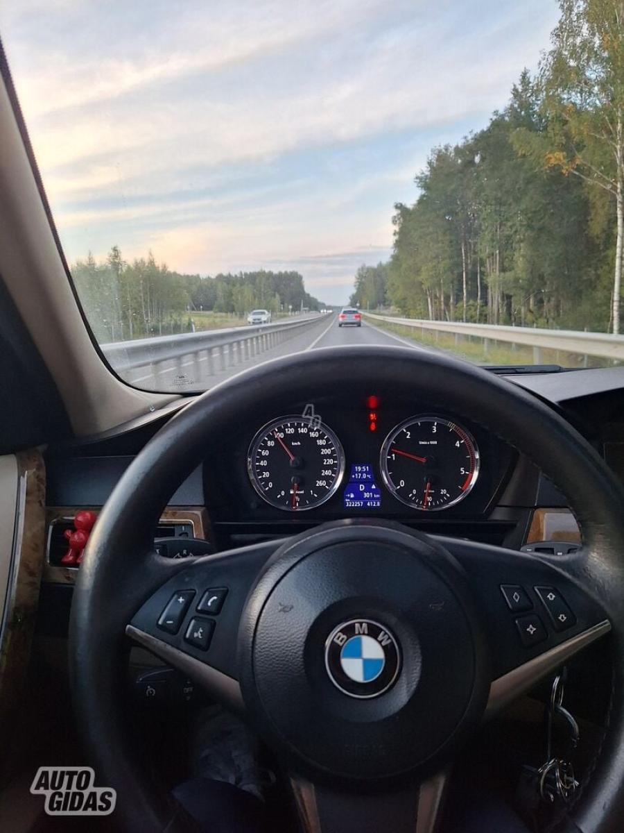 BMW 530 2005 in Vilnius, with an engine capacity of 3.00 L and mileage of 323 thousand km for 3800 €, photo 5 on AUTOMOTO.COM.LV