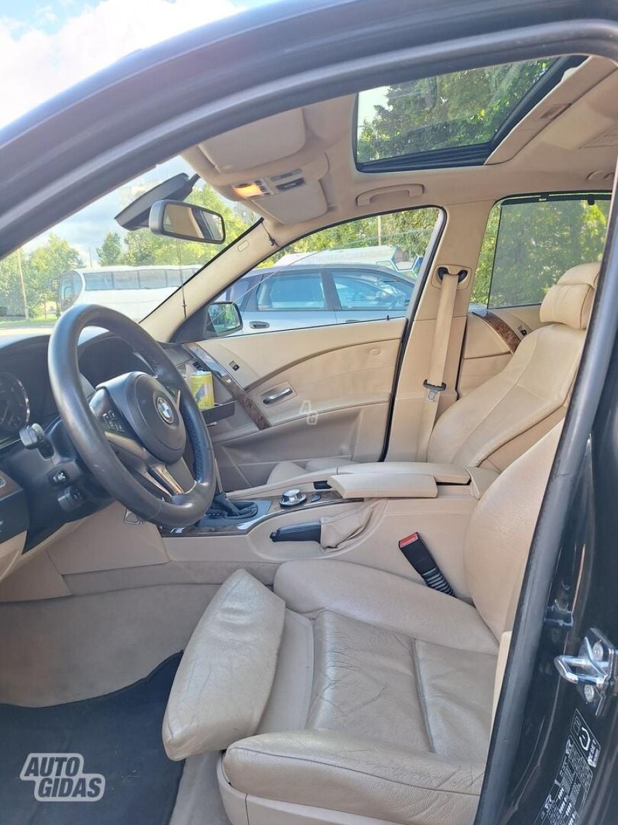 BMW 530 2005 in Vilnius, with an engine capacity of 3.00 L and mileage of 323 thousand km for 3800 €, photo 8 on AUTOMOTO.COM.LV