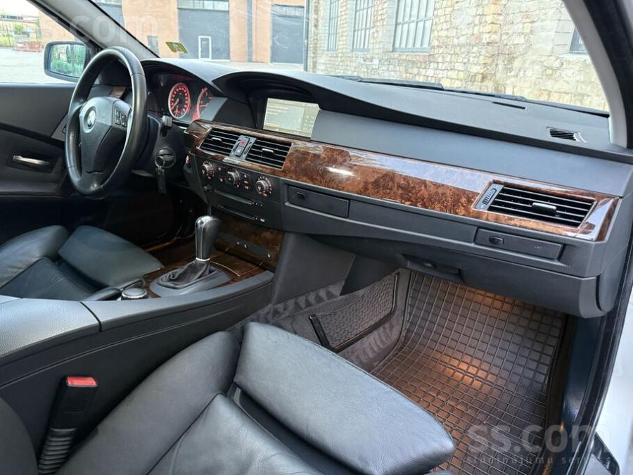 BMW 530 2006 Rīga, ar dzinēja tilpumu 3.00 L un nobraukumu 290 tūkst. km par 5250 €, foto 16 vietnē AUTOMOTO.COM.LV