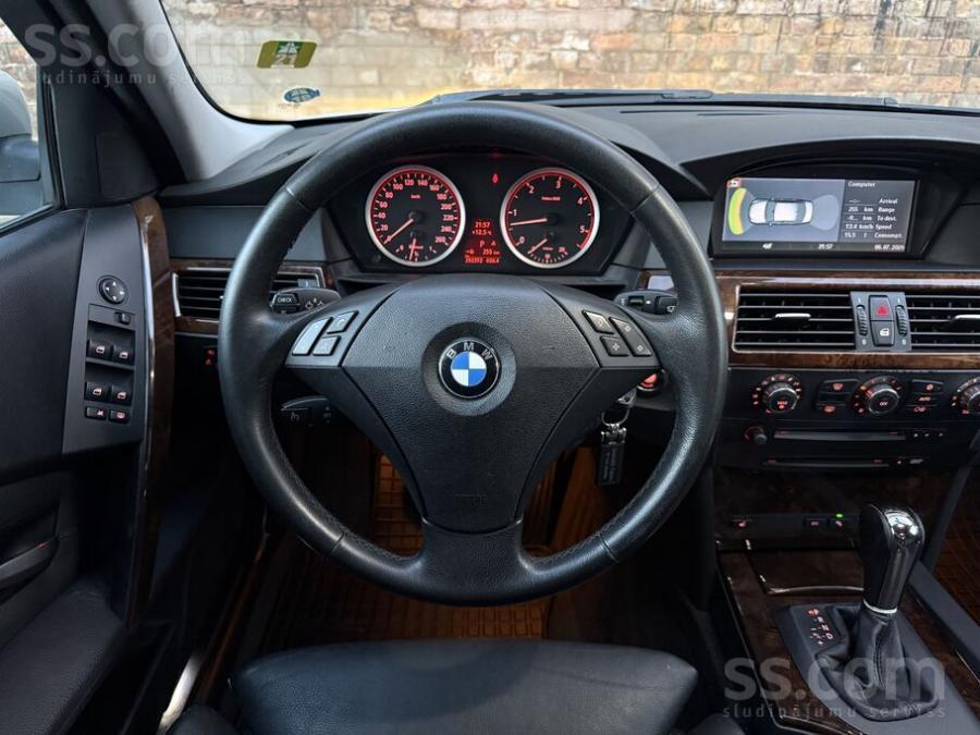 BMW 530 2006 Rīga, ar dzinēja tilpumu 3.00 L un nobraukumu 290 tūkst. km par 5250 €, foto 20 vietnē AUTOMOTO.COM.LV
