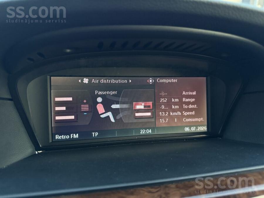 BMW 530 2006 Rīga, ar dzinēja tilpumu 3.00 L un nobraukumu 290 tūkst. km par 5250 €, foto 24 vietnē AUTOMOTO.COM.LV