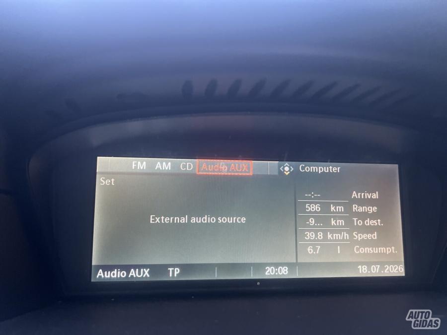 BMW 530 2007 Viļņa, ar dzinēja tilpumu 3.00 L un nobraukumu 330 tūkst. km par 3599 €, foto 24 vietnē AUTOMOTO.COM.LV