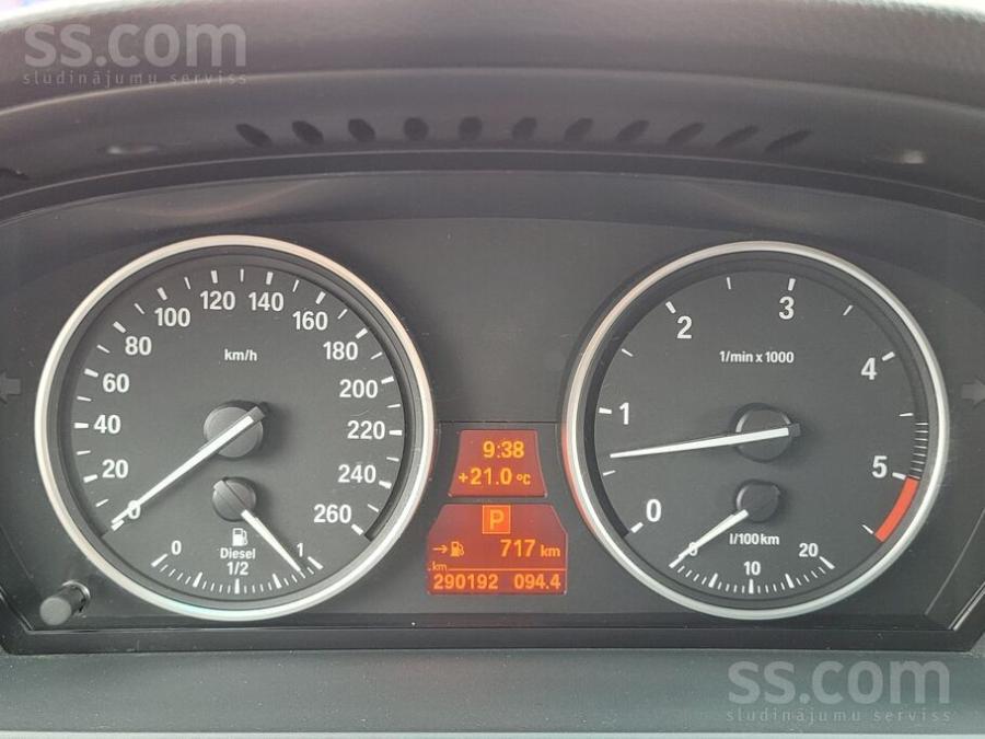 BMW 530 2009 Daugavpils, ar dzinēja tilpumu 3.00 L un nobraukumu 290 tūkst. km par 5950 €, foto 13 vietnē AUTOMOTO.COM.LV