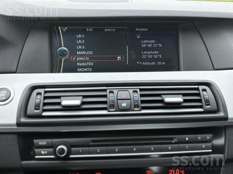 БМВ 530 2010 в Кулдига, объемом двигателя 3.00 л и пробегом 269 тыс. км за 9290 €, фото 20 на AUTOMOTO.COM.LV