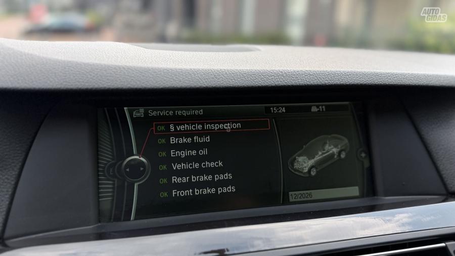 BMW 530 2011 Viļņa, ar dzinēja tilpumu 3.00 L un nobraukumu 398 tūkst. km par 9500 €, foto 26 vietnē AUTOMOTO.COM.LV