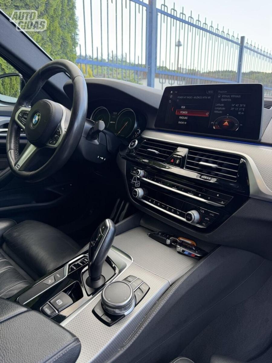 BMW 530 2017 in Vilnius, with an engine capacity of 2.00 L and mileage of 149 thousand km for 21900 €, photo 15 on AUTOMOTO.COM.LV