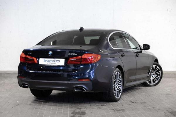 BMW 530 2020 in Vilnius, with an engine capacity of 2.00 L and mileage of 93 thousand km for 29991 €, photo 9 on AUTOMOTO.COM.LV
