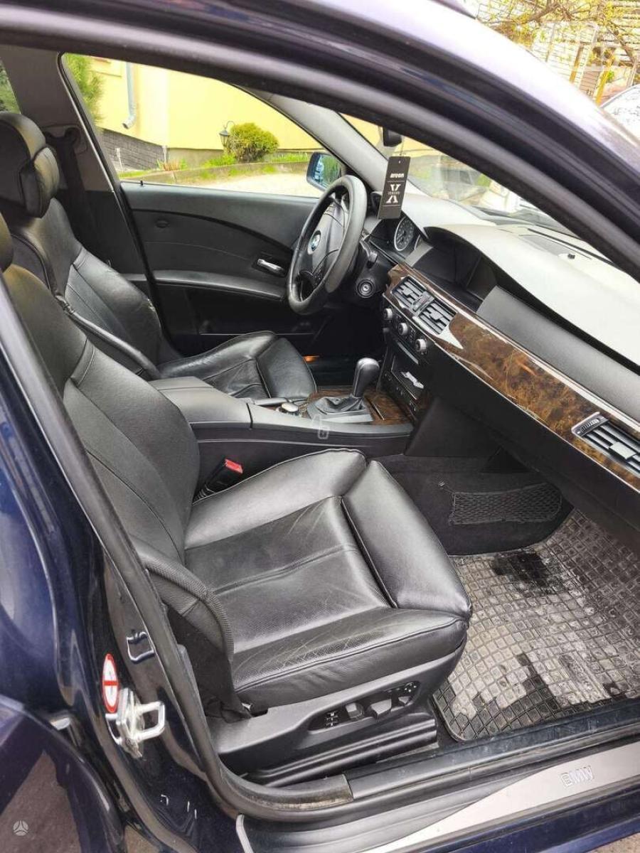 BMW 530 2005 in Vilnius, with an engine capacity of 3.00 L and mileage of 431 thousand km for 2500 €, photo 14 on AUTOMOTO.COM.LV