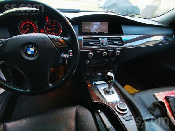 BMW 530 2007 in Riga, with an engine capacity of 3.00 L and mileage of 319 thousand km for 4500 €, photo 6 on AUTOMOTO.COM.LV