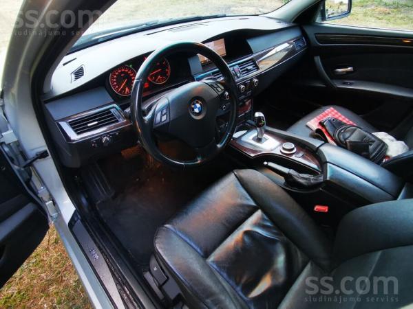 BMW 530 2007 in Riga, with an engine capacity of 3.00 L and mileage of 319 thousand km for 4500 €, photo 9 on AUTOMOTO.COM.LV