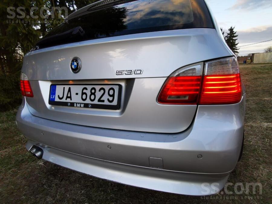 BMW 530 2007 in Riga, with an engine capacity of 3.00 L and mileage of 319 thousand km for 4500 €, photo 14 on AUTOMOTO.COM.LV