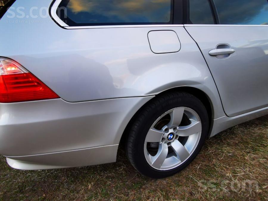 BMW 530 2007 in Riga, with an engine capacity of 3.00 L and mileage of 319 thousand km for 4500 €, photo 15 on AUTOMOTO.COM.LV