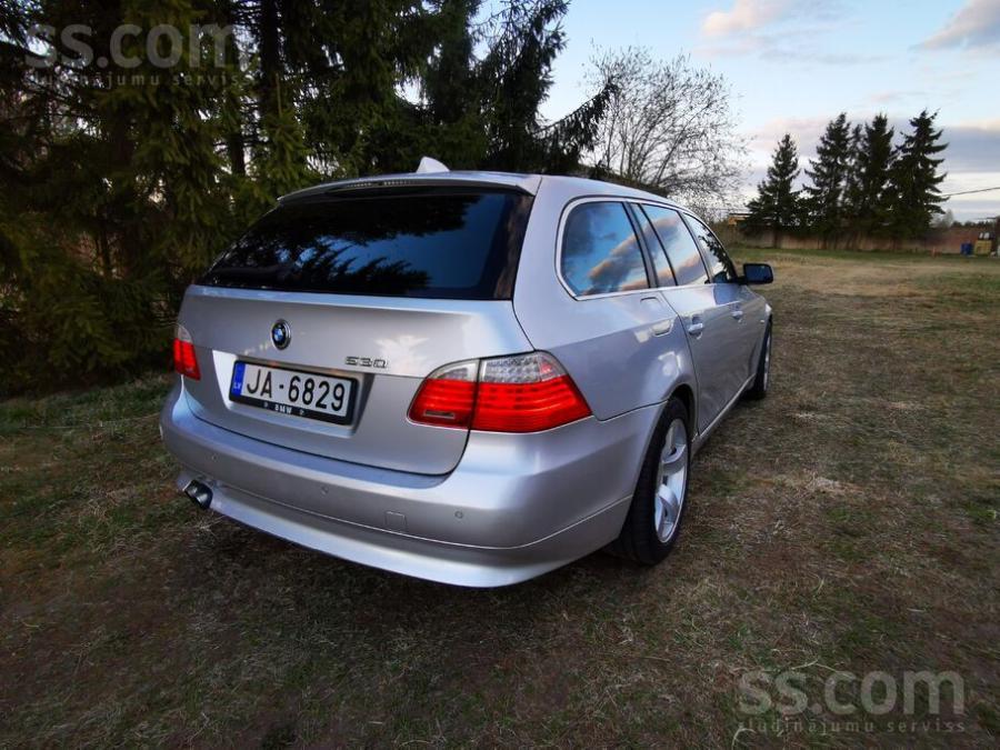 BMW 530 2007 in Riga, with an engine capacity of 3.00 L and mileage of 319 thousand km for 4500 €, photo 23 on AUTOMOTO.COM.LV