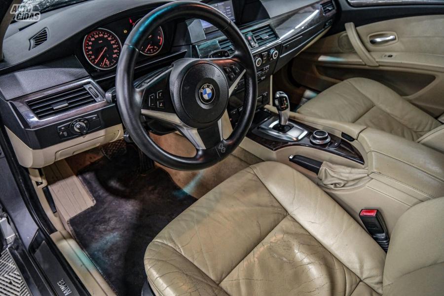 BMW 530 2007 in Kaunas, with an engine capacity of 3.00 L and mileage of 294 thousand km for 4790 €, photo 6 on AUTOMOTO.COM.LV
