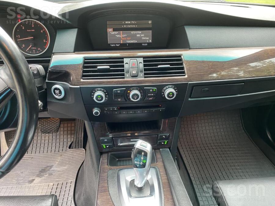 BMW 530 2008 Rīga, ar dzinēja tilpumu 3.00 L un nobraukumu 338 tūkst. km par 6200 €, foto 15 vietnē AUTOMOTO.COM.LV