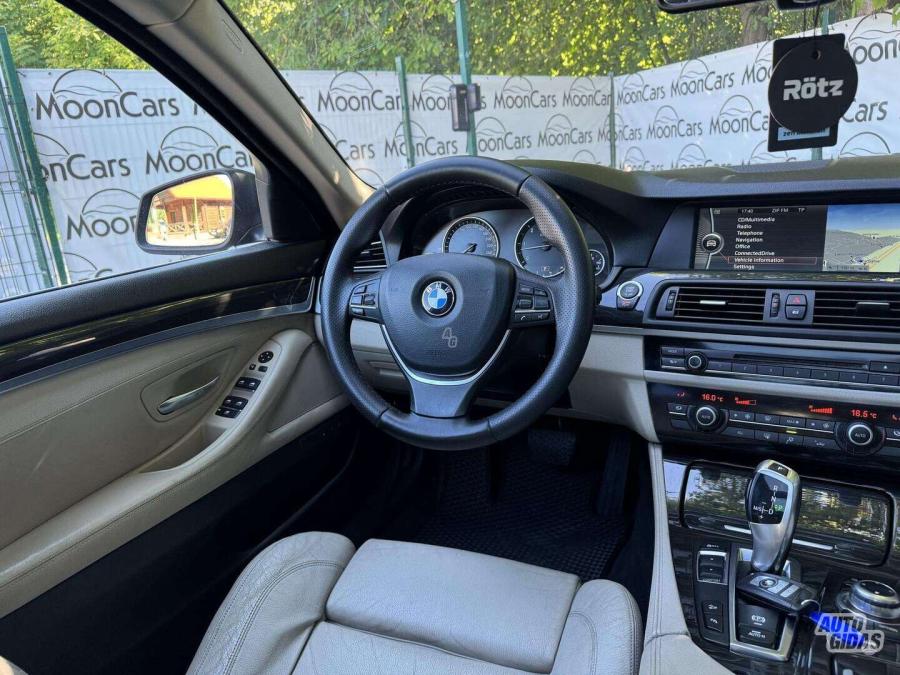 BMW 530 2012 in Vilnius, with an engine capacity of 3.00 L and mileage of 305 thousand km for 8300 €, photo 11 on AUTOMOTO.COM.LV