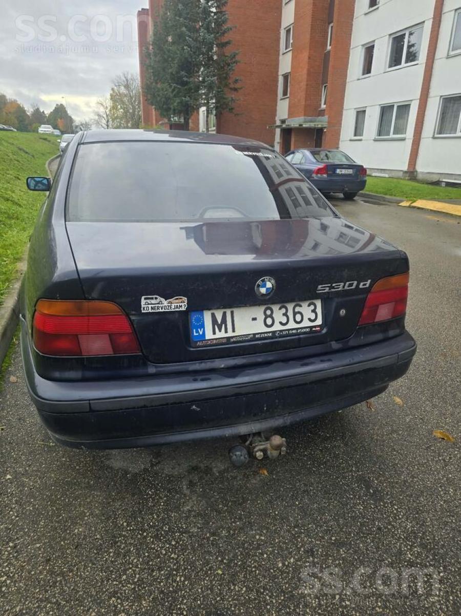 Violet BMW 530 1999 in Rezekne, with an engine capacity of 3.00 L and mileage of 256 thousand km for 2200 €, photo 6 on AUTOMOTO.COM.LV
