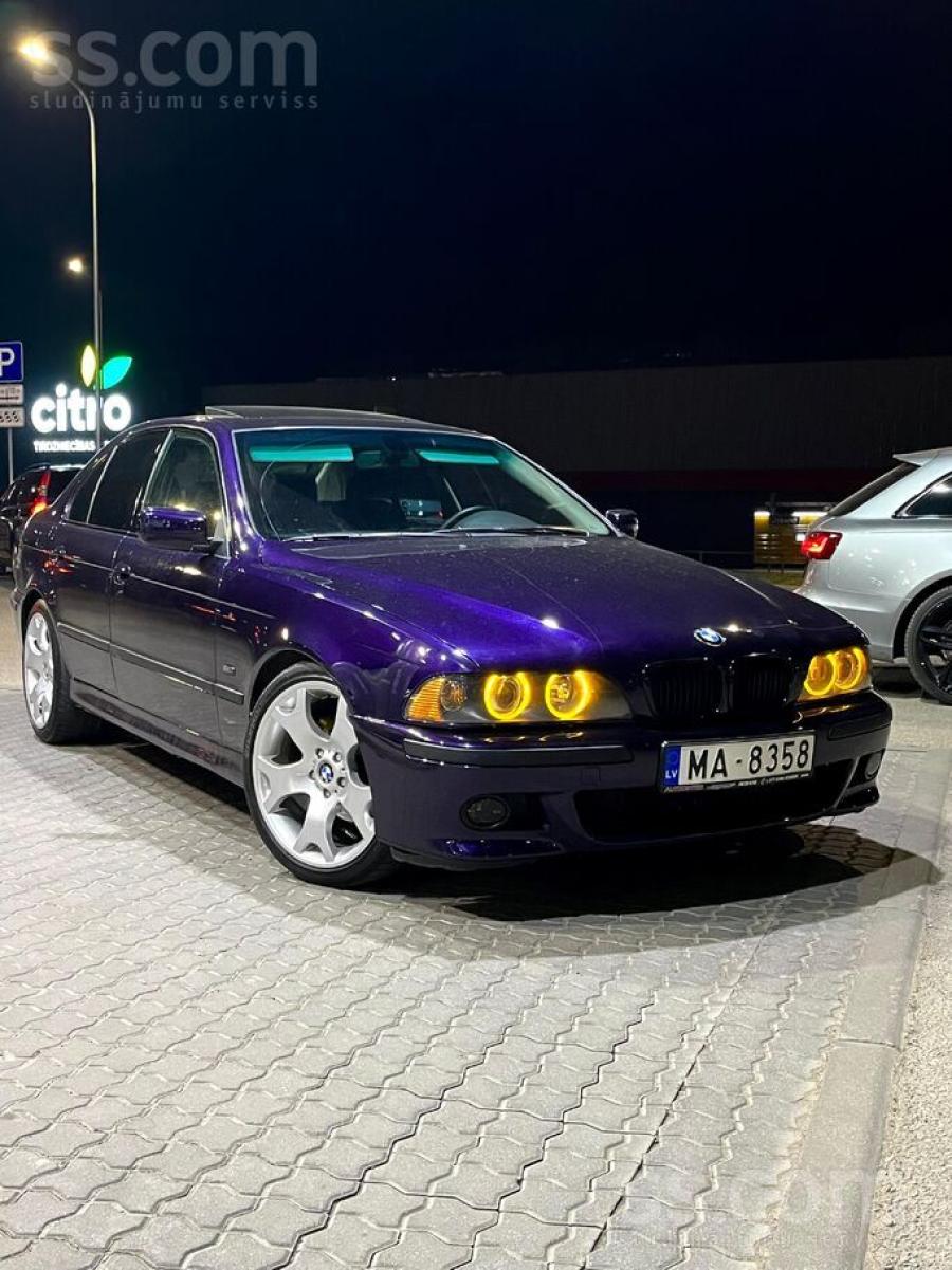 Violet BMW 530 2001 in Riga, with an engine capacity of 3.00 L and mileage of 410 thousand km for 3950 €, photo 8 on AUTOMOTO.COM.LV