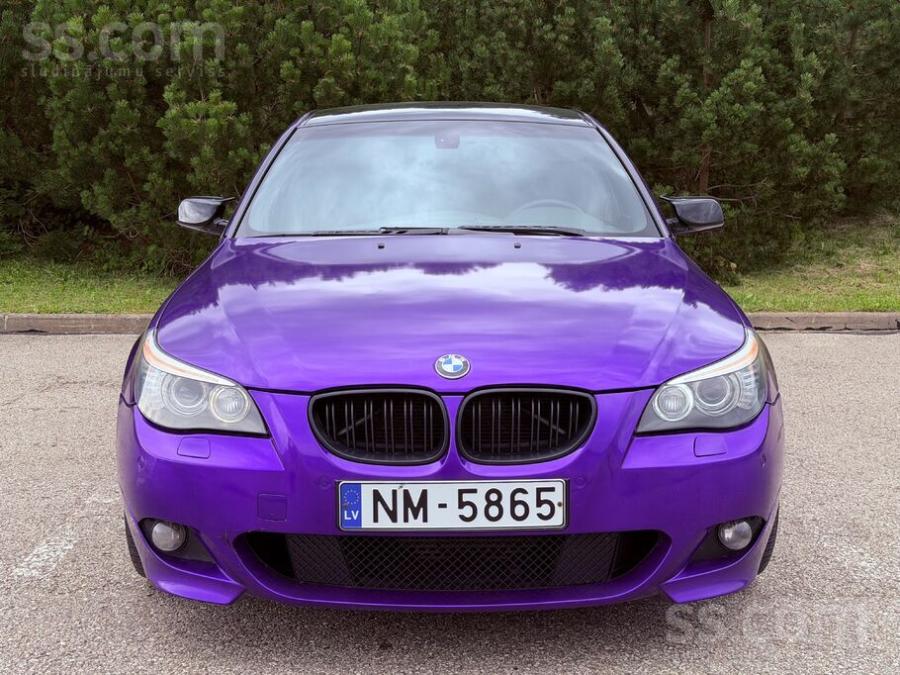 Фиолетовый БМВ 530 2005 в Талси, объемом двигателя 3.00 л и пробегом 0 тыс. км за 6190 €, фото 13 на AUTOMOTO.COM.LV