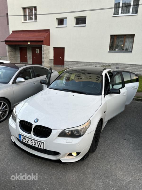 White BMW 530 2006 in Narva, with an engine capacity of 0.19 L and mileage of 231 thousand km for 5600 €, photo 10 on AUTOMOTO.COM.LV