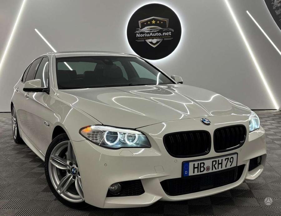 White BMW 530 2012 in Marijampole, with an engine capacity of 2.99 L and mileage of 252 thousand km for 12750 €, photo 1 on AUTOMOTO.COM.LV