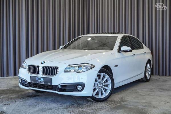 White BMW 530 2013 in Marijampole, with an engine capacity of 3.00 L and mileage of 271 thousand km for 13950 €, photo 5 on AUTOMOTO.COM.LV