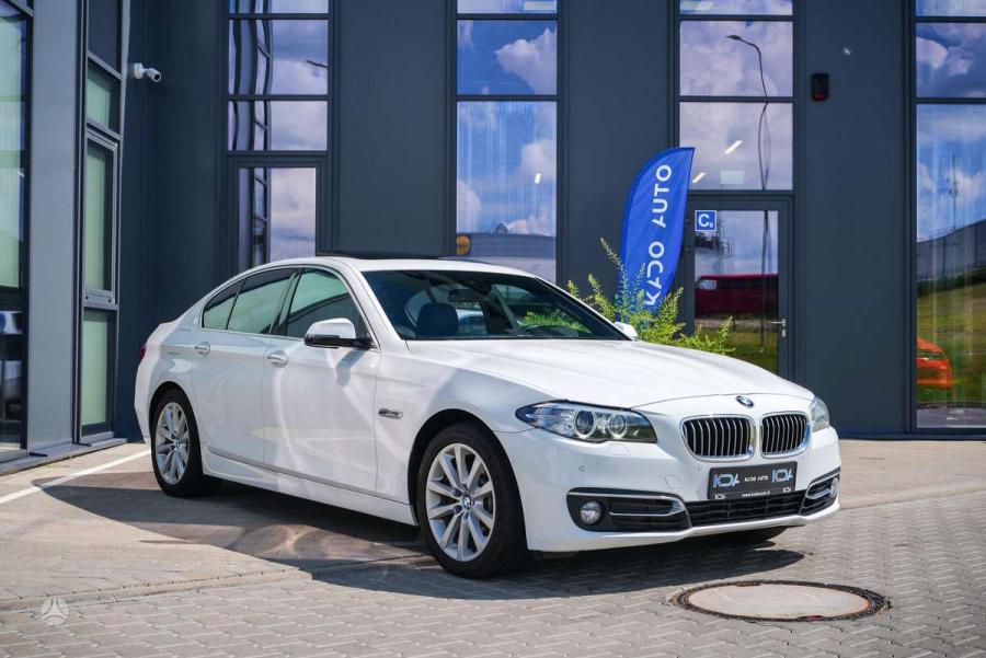 White BMW 530 2013 in Kaunas, with an engine capacity of 2.99 L and mileage of 271 thousand km for 13450 €, photo 1 on AUTOMOTO.COM.LV