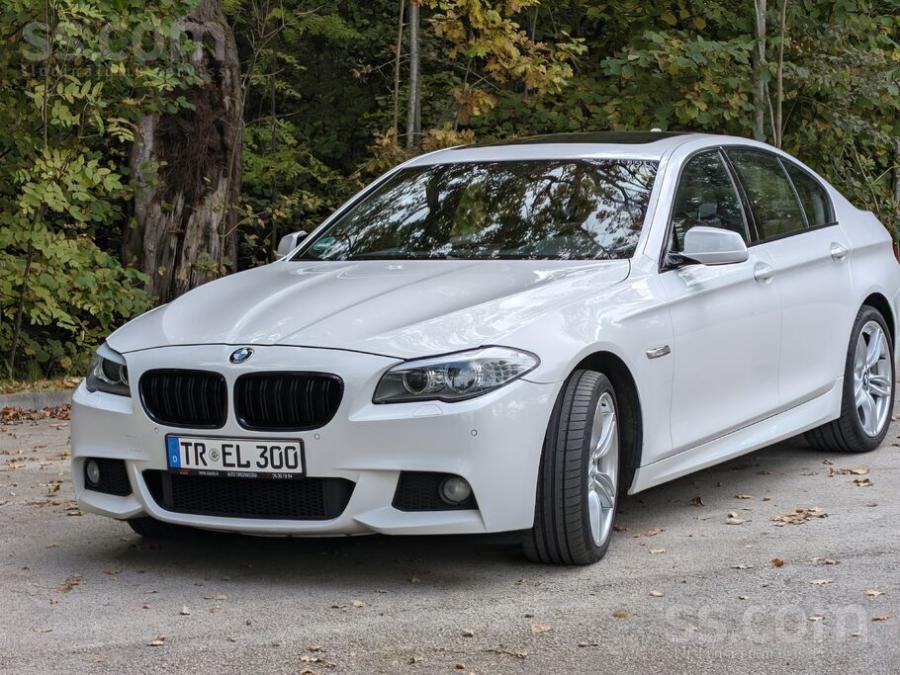 White BMW 530 2013 in Ogre, with an engine capacity of 3.00 L and mileage of 0 thousand km for 10200 €, photo 1 on AUTOMOTO.COM.LV