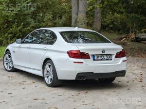 White BMW 530 2013 in Ogre, with an engine capacity of 3.00 L and mileage of 0 thousand km for 10200 €, photo 7 on AUTOMOTO.COM.LV