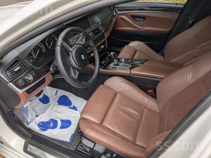 White BMW 530 2013 in Ogre, with an engine capacity of 3.00 L and mileage of 0 thousand km for 10200 €, photo 10 on AUTOMOTO.COM.LV