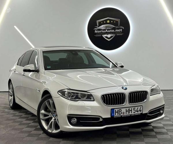 White BMW 530 2014 in Marijampole, with an engine capacity of 2.99 L and mileage of 284 thousand km for 13999 €, photo 1 on AUTOMOTO.COM.LV