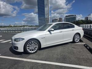 White BMW 530 2014 in Vilnius, with an engine capacity of 2.99 L and mileage of 335 thousand km for 9700 €, photo  on AUTOMOTO.COM.LV