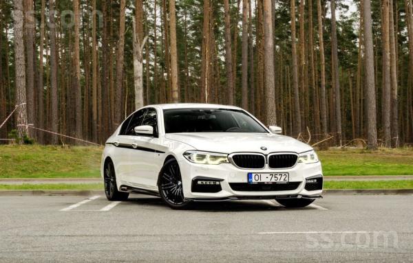 White BMW 530 2017 in Riga, with an engine capacity of 2.00 L and mileage of 120 thousand km for 25190 €, photo 2 on AUTOMOTO.COM.LV